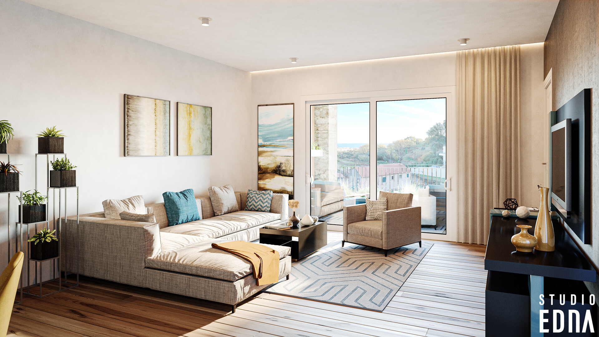 ArtStation - Studio Edna - CG Interior