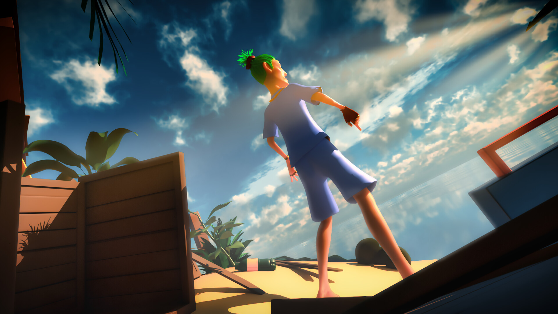 ArtStation - Chill beach guy STAY!!!! 🌊🏝🏖🩳