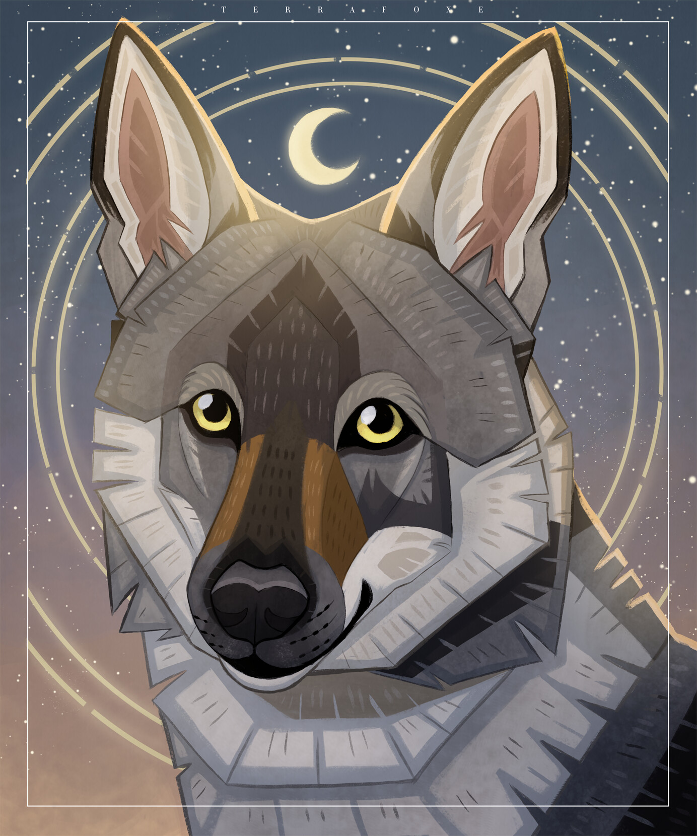 ArtStation - Fenrir The Wolfdog