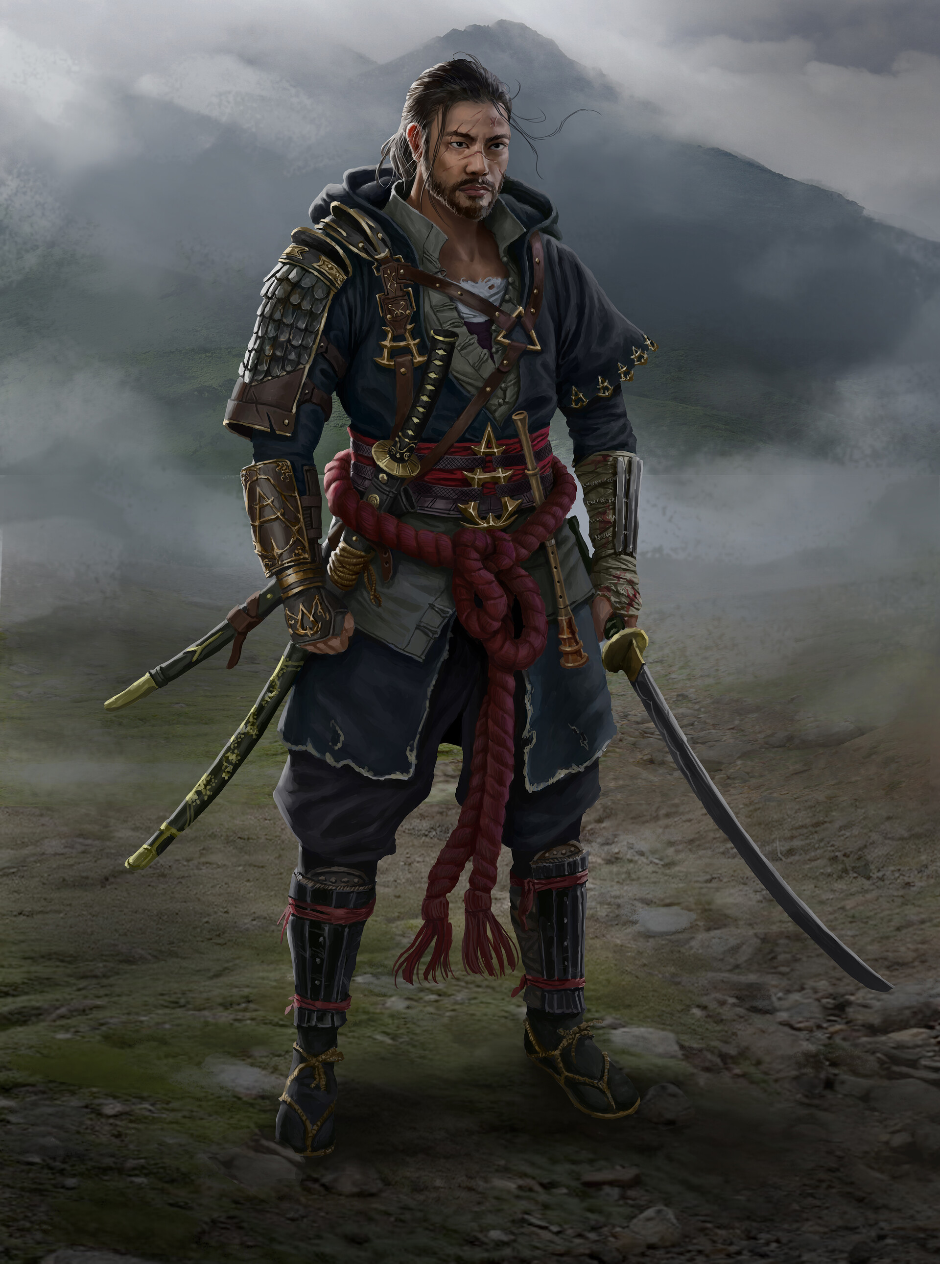 Milos Rocenovic Assassin Creed Japan Fan Art