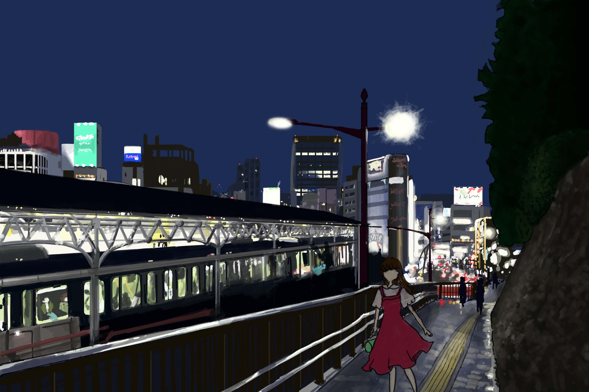 ArtStation - Ueno road