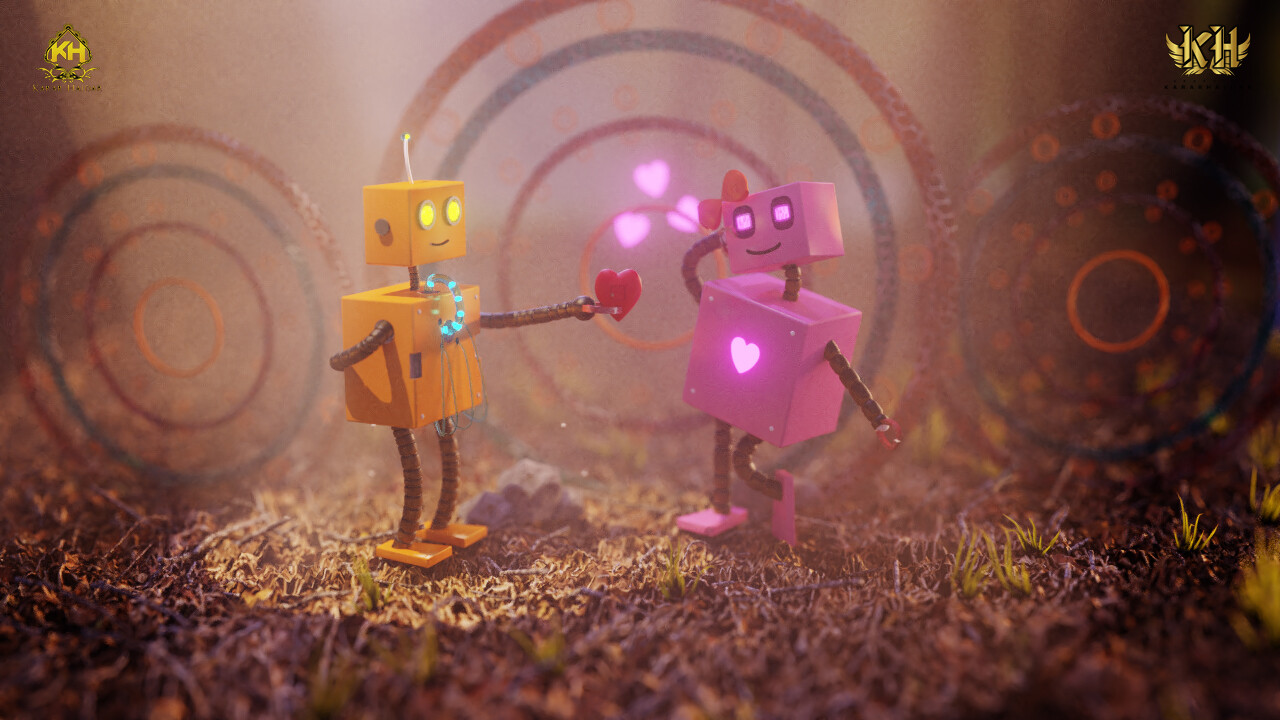 ArtStation - Robot in love