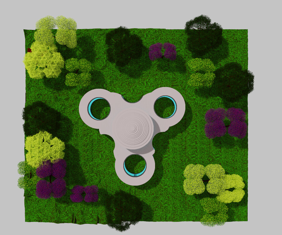 ArtStation - spin house