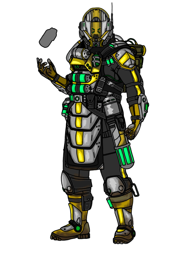 ArtStation - apex legends new version of bone crusher caustic.