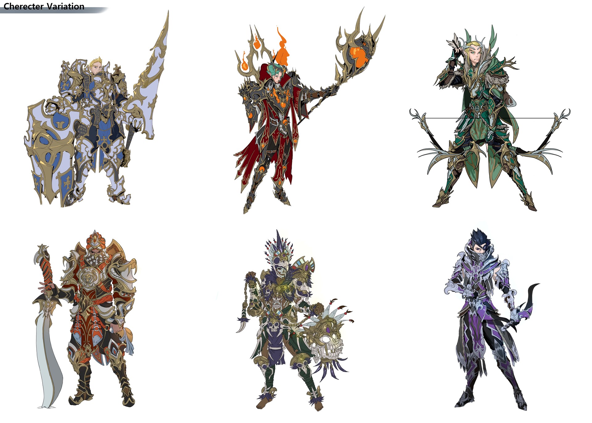 ArtStation - character concept variations