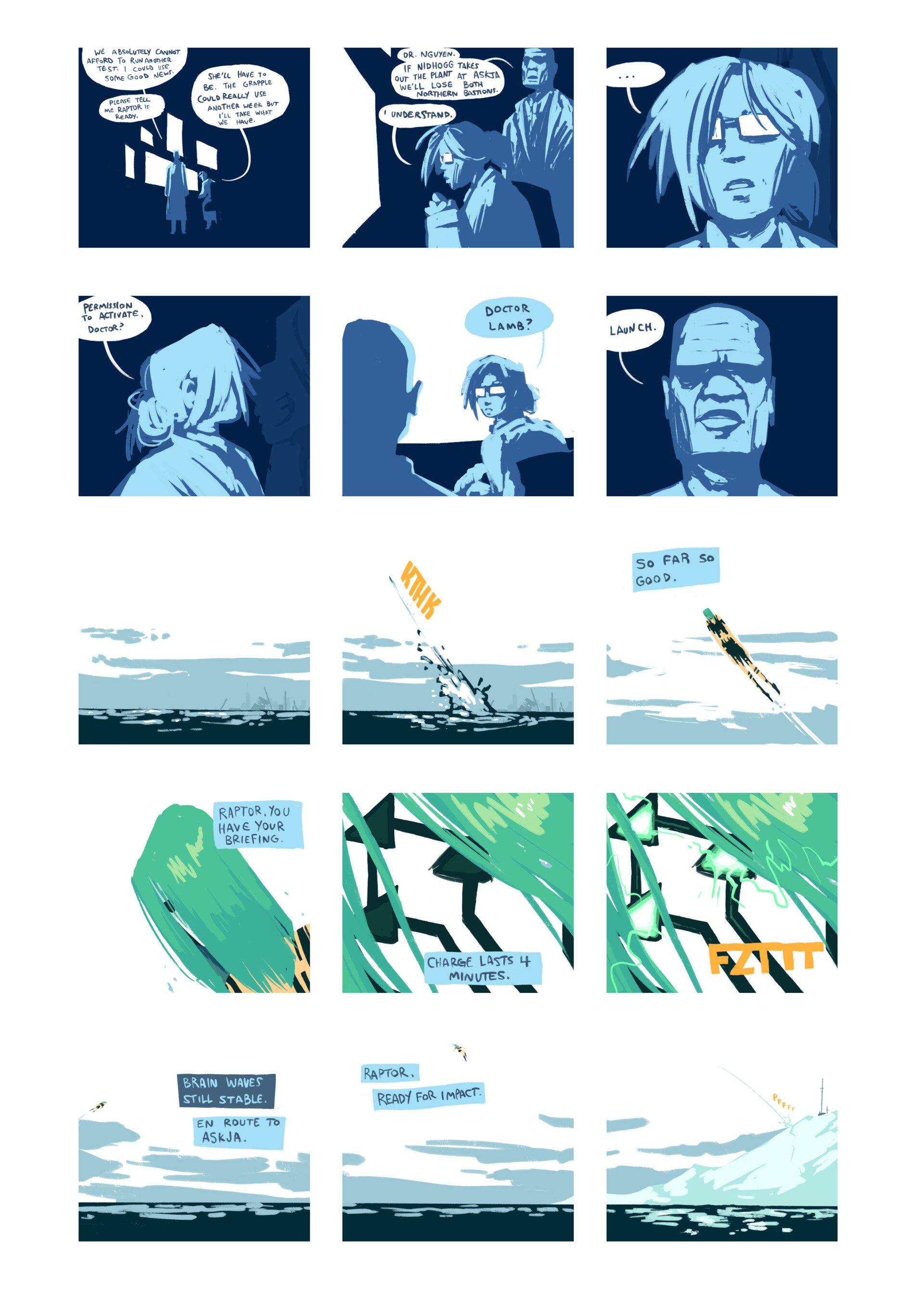 ArtStation - RAPTOR Sequential Storytelling