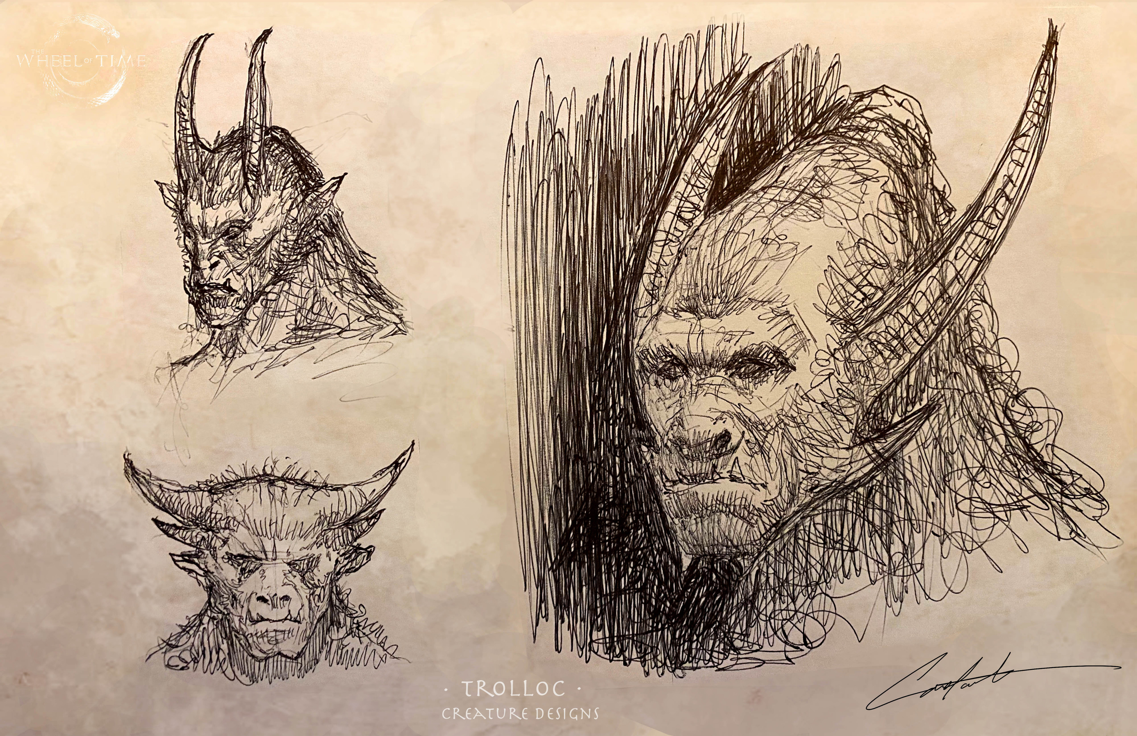Constantine Sekeris - Wheel Of Time Trolloc Creature Designs