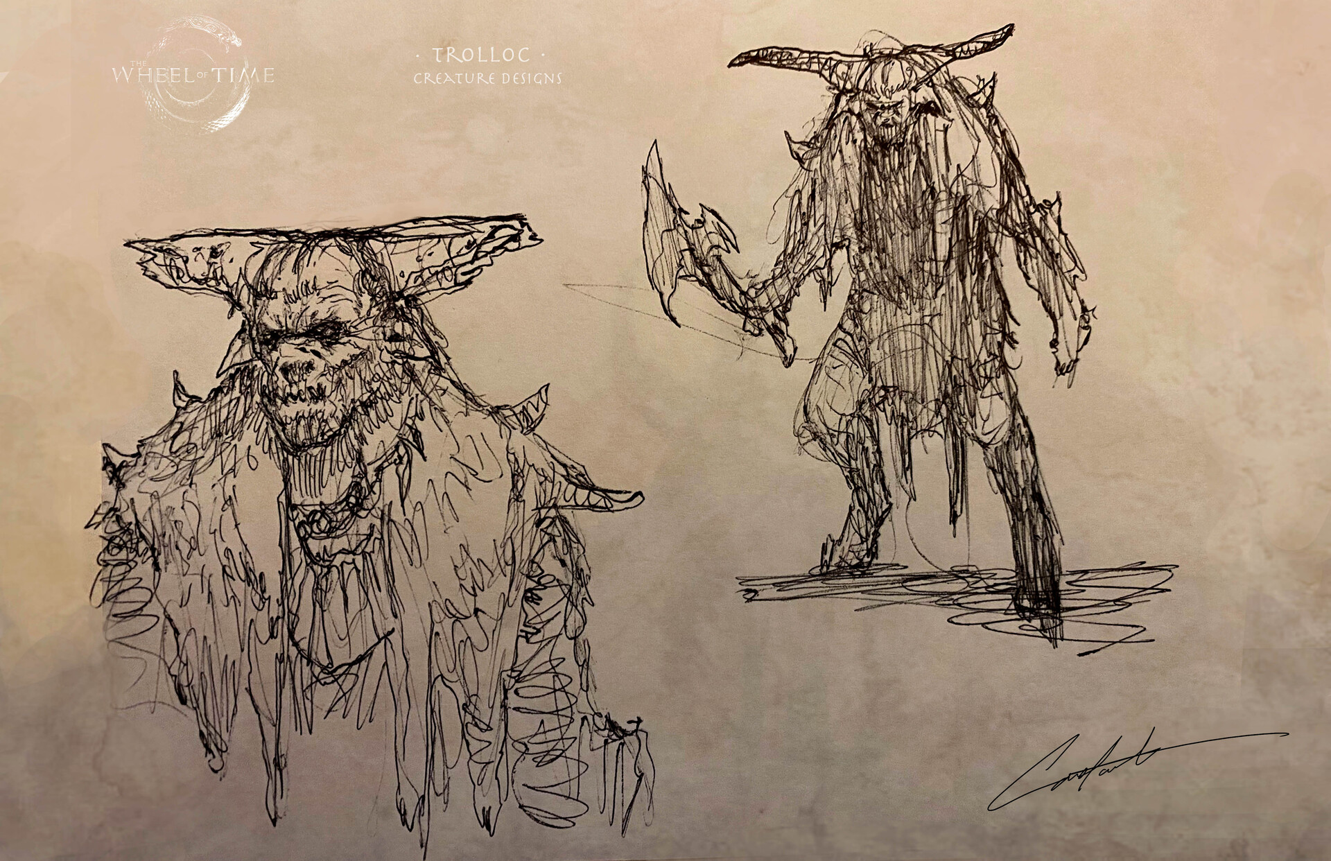 Constantine Sekeris - Wheel Of Time Trolloc Creature Designs