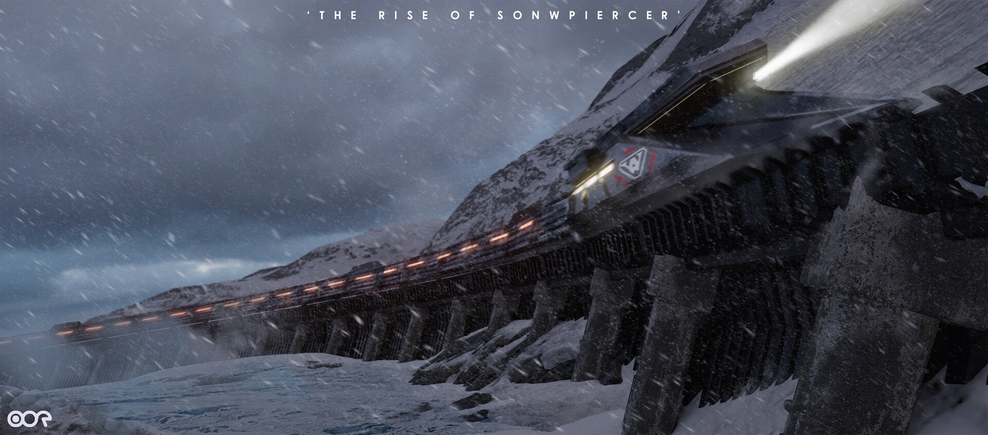 Yuran Yuan - Snowpiercer concept art redesign- The outer world