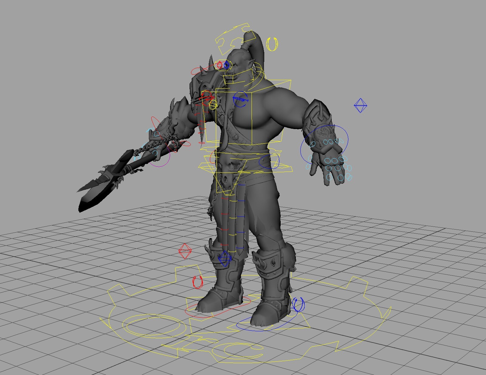 ArtStation - Rig for character in Maya 2022