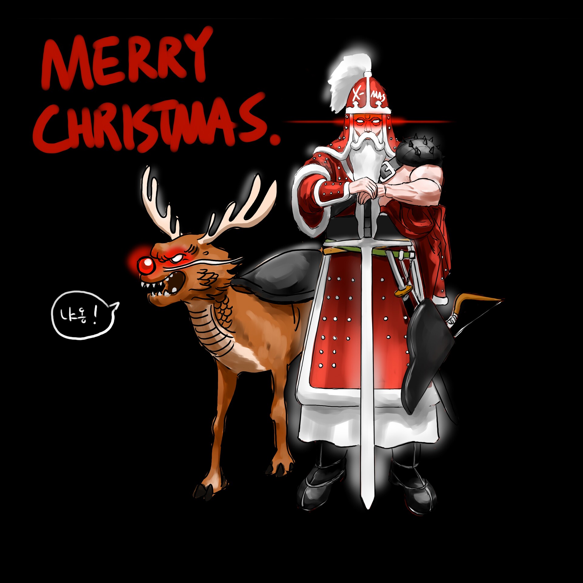 ArtStation - Korean Santa