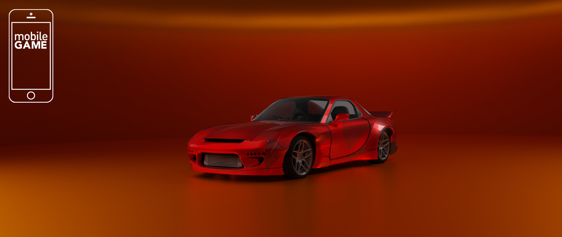 ArtStation - Mazda Rx7 Tuning RocketBunny