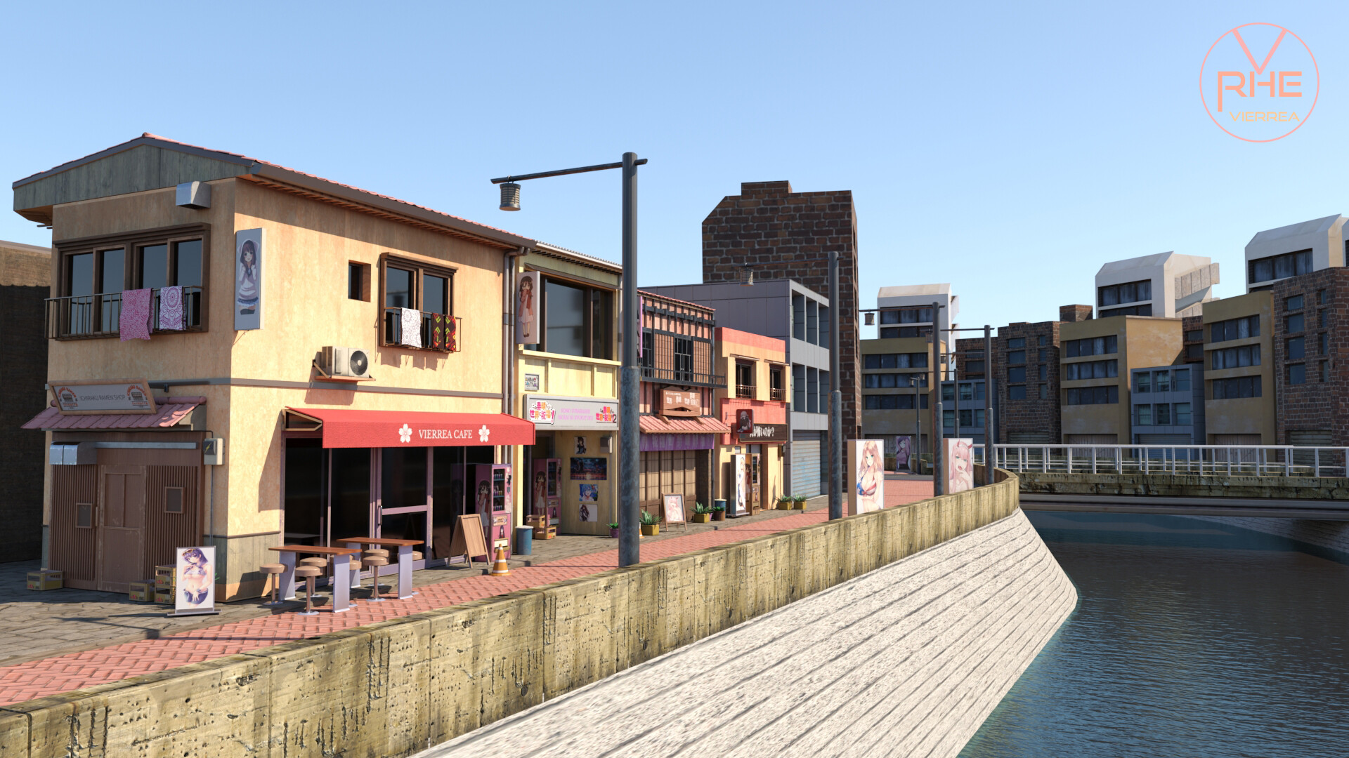 ArtStation - 3D Modeling Environment Japan Street