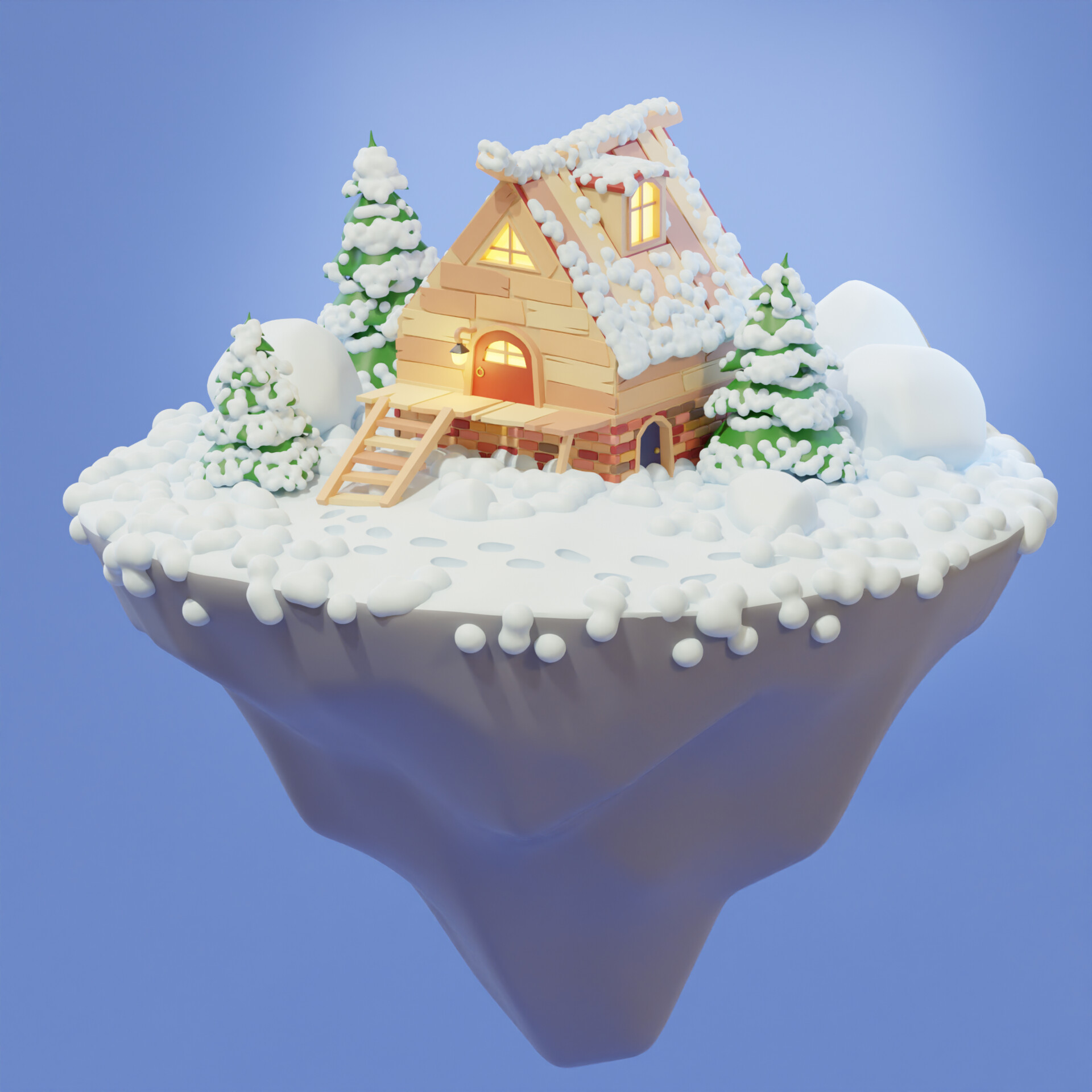 ArtStation - Snow House