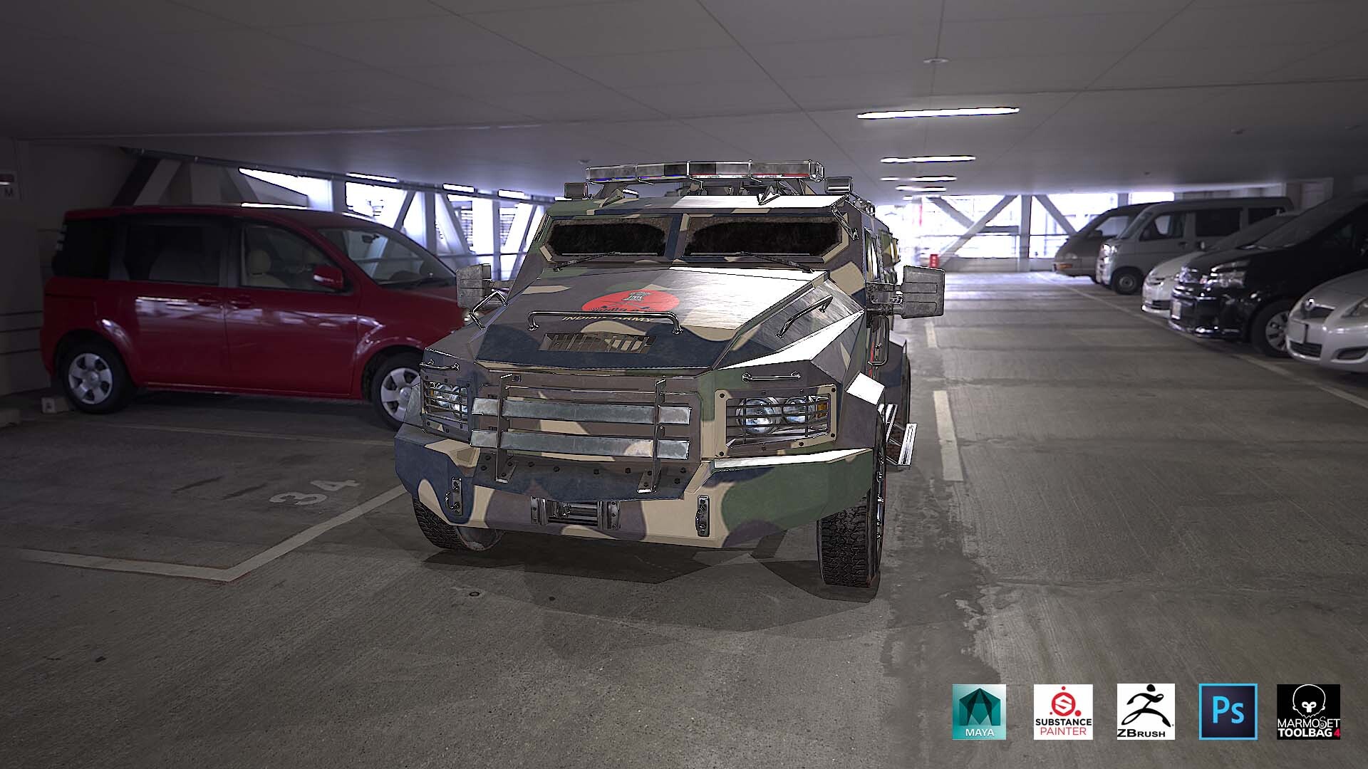 ArtStation - Army Truck