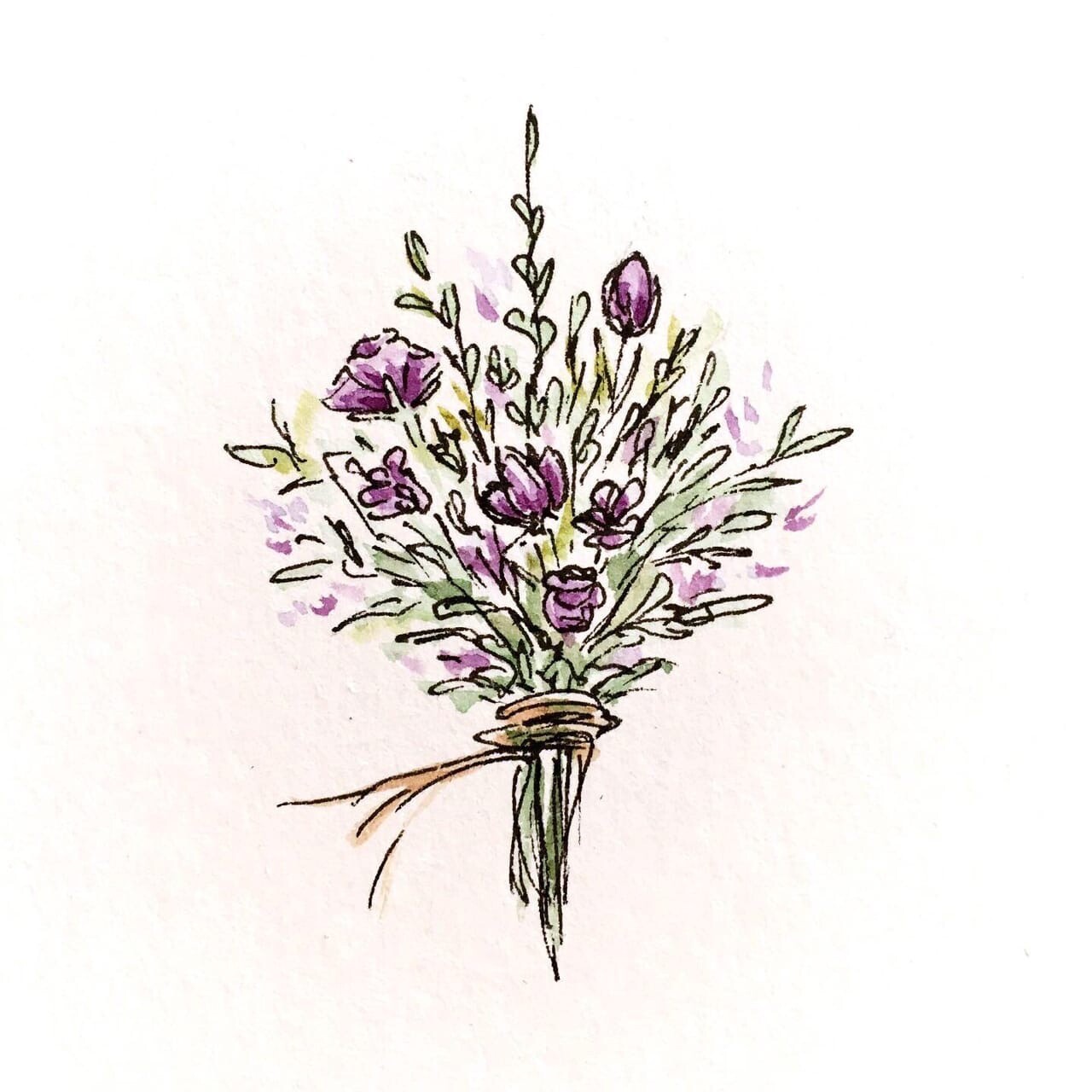 ArtStation - minimalistic flowers