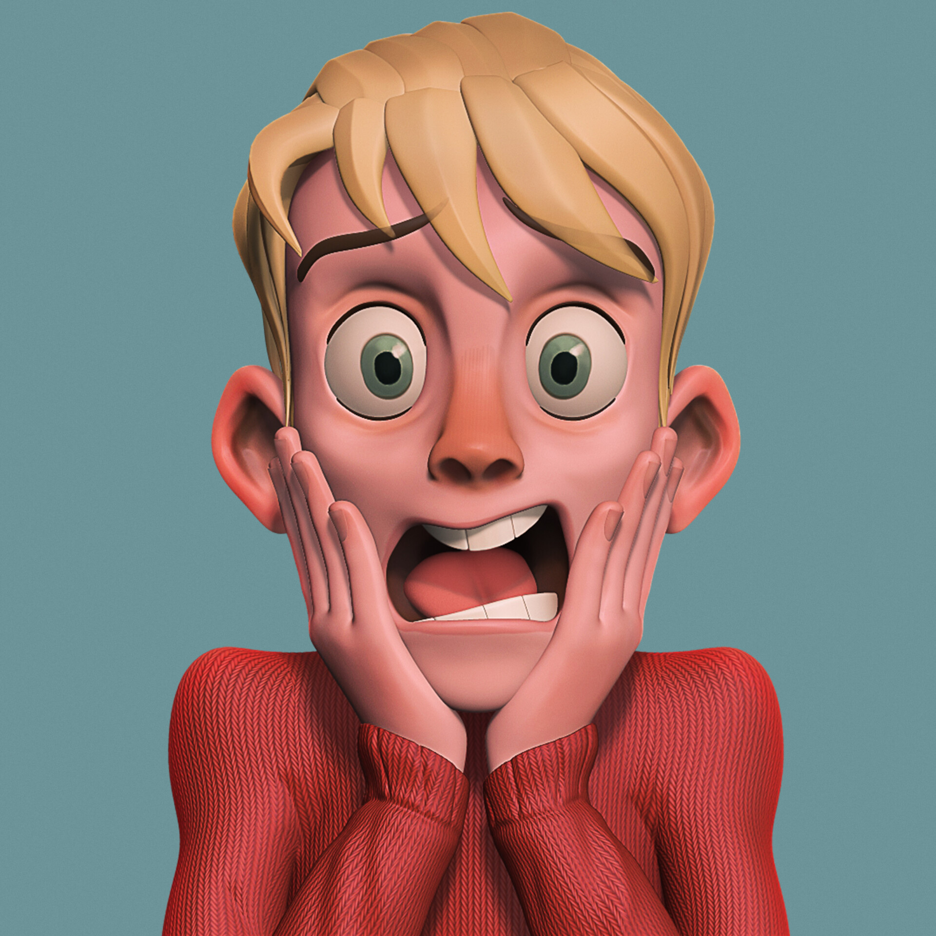 ArtStation - Home Alone fan art 3D