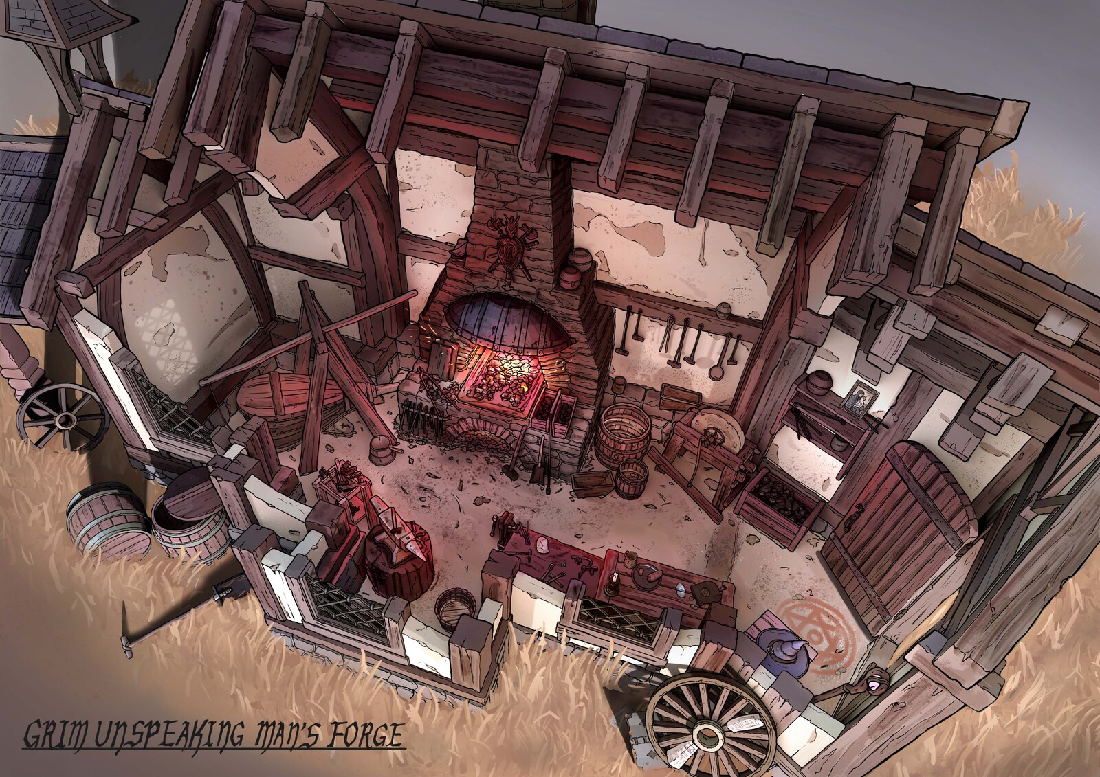 Junbeom Park - Grim Unspeaking Man's Forge - A Wizard of Earthsea