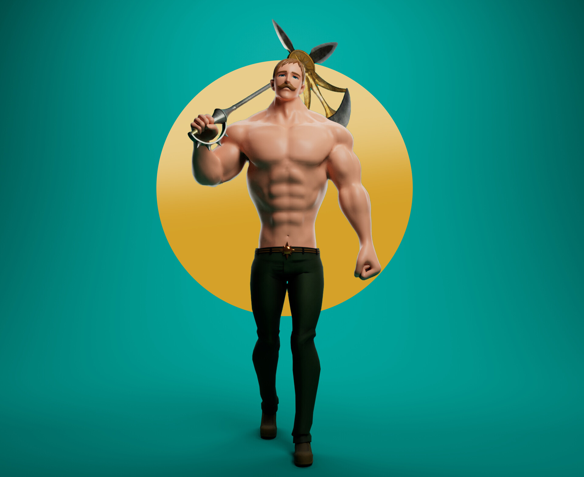 ArtStation - Lion Sin of Pride Escanor from the seven deadly sins