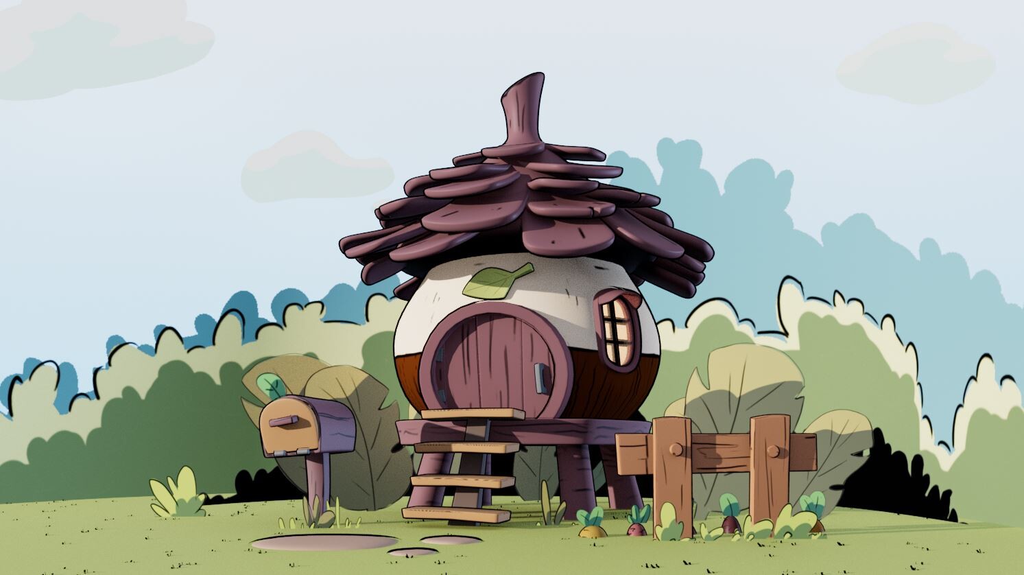 ArtStation - Acorn House