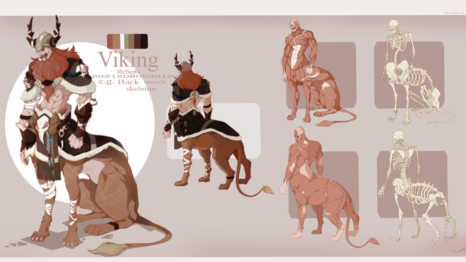 :D - Anatomy for artist course works by 2021 digital，Animation and digital art school,CUC