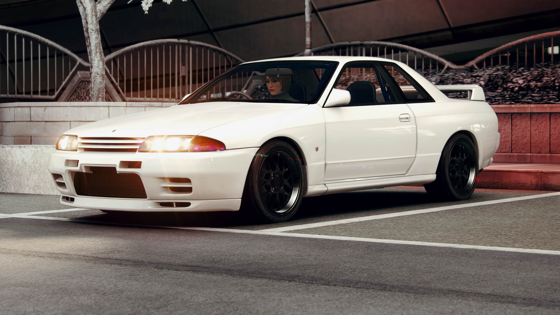 ArtStation - Reina at Wangan. [Assetto Corsa]