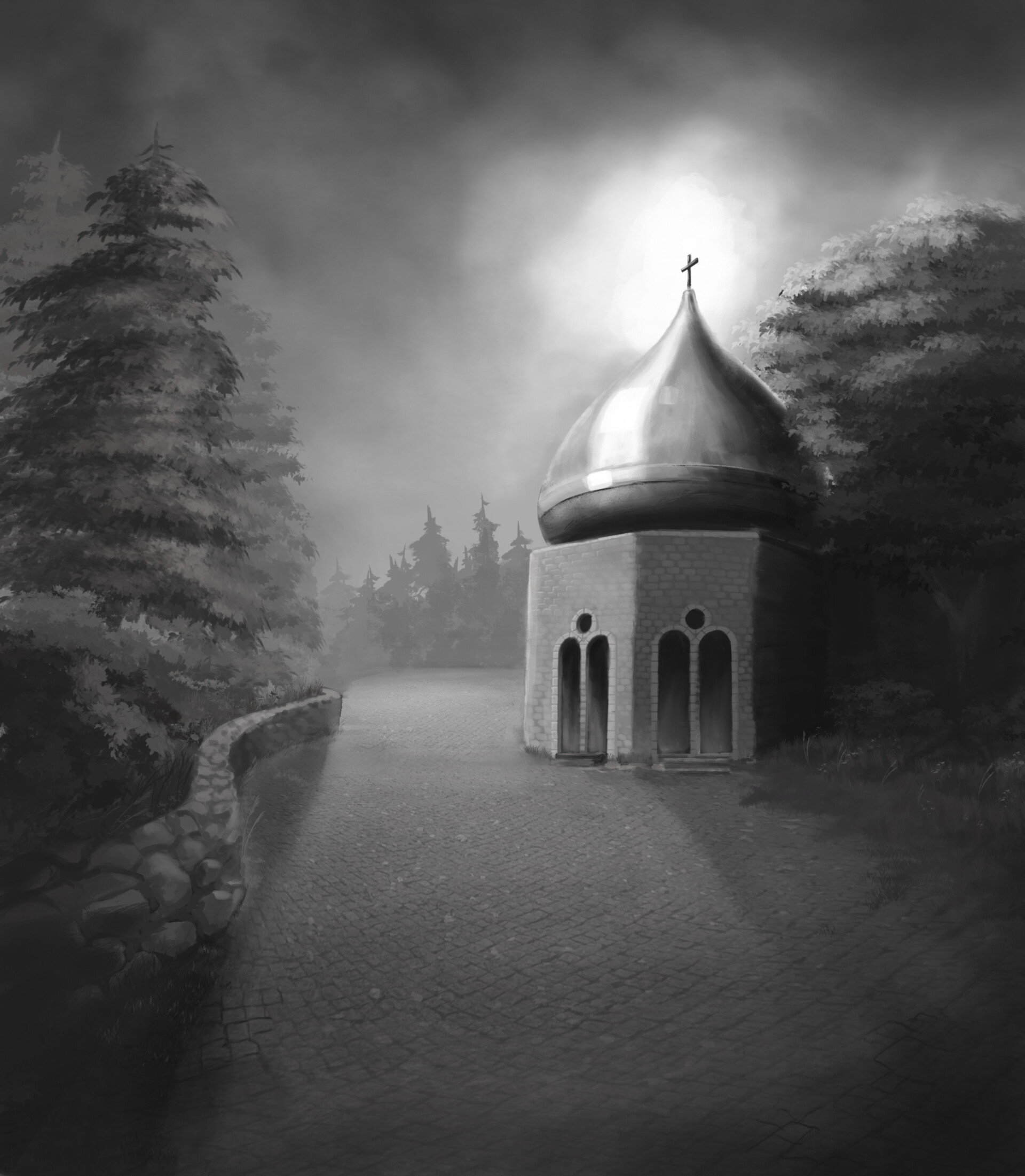 ArtStation - Fountain of the Small Birds