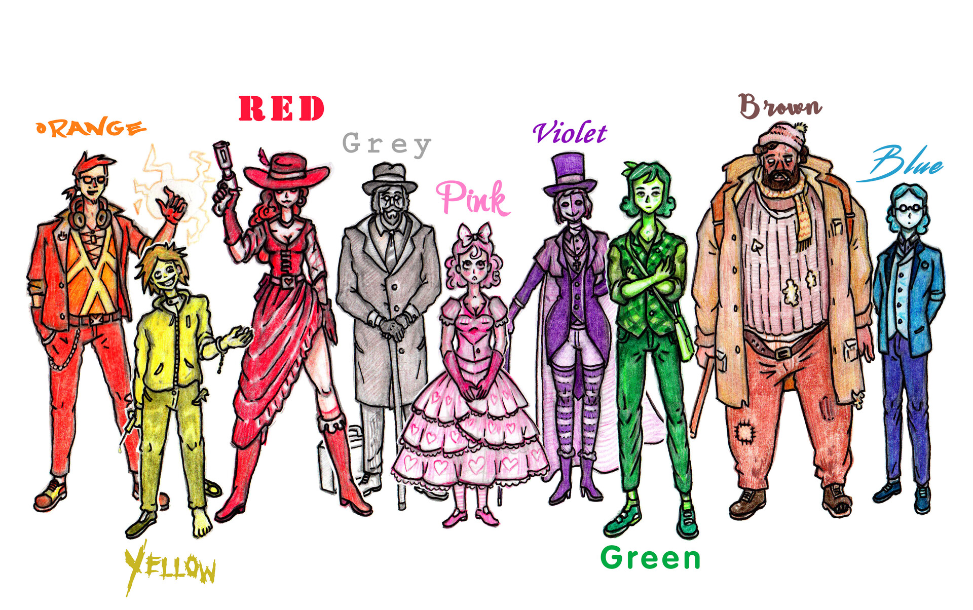 ArtStation - Humanization of colors