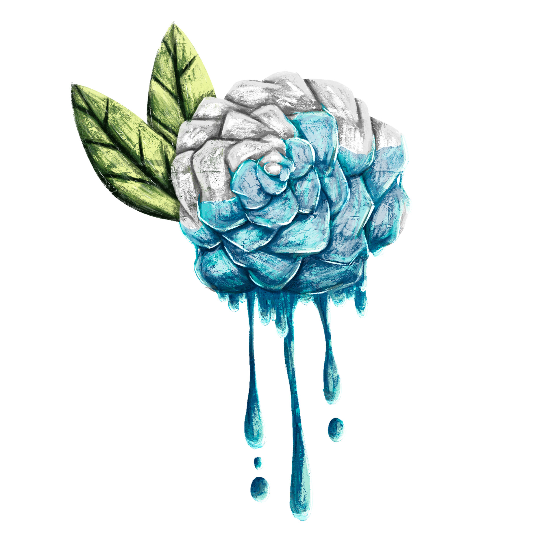ArtStation - Blue Rose