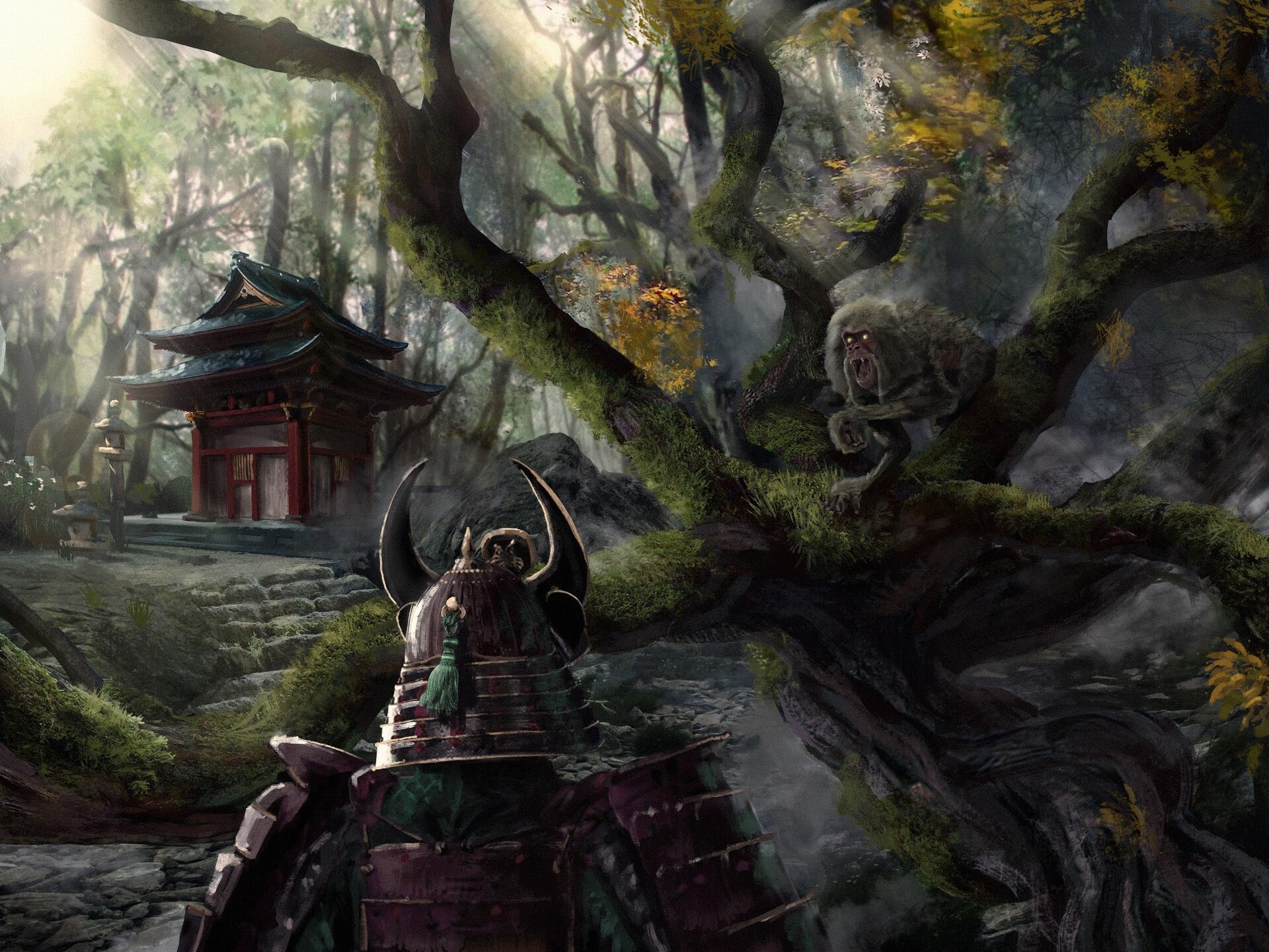 ArtStation - The Cursed Forest