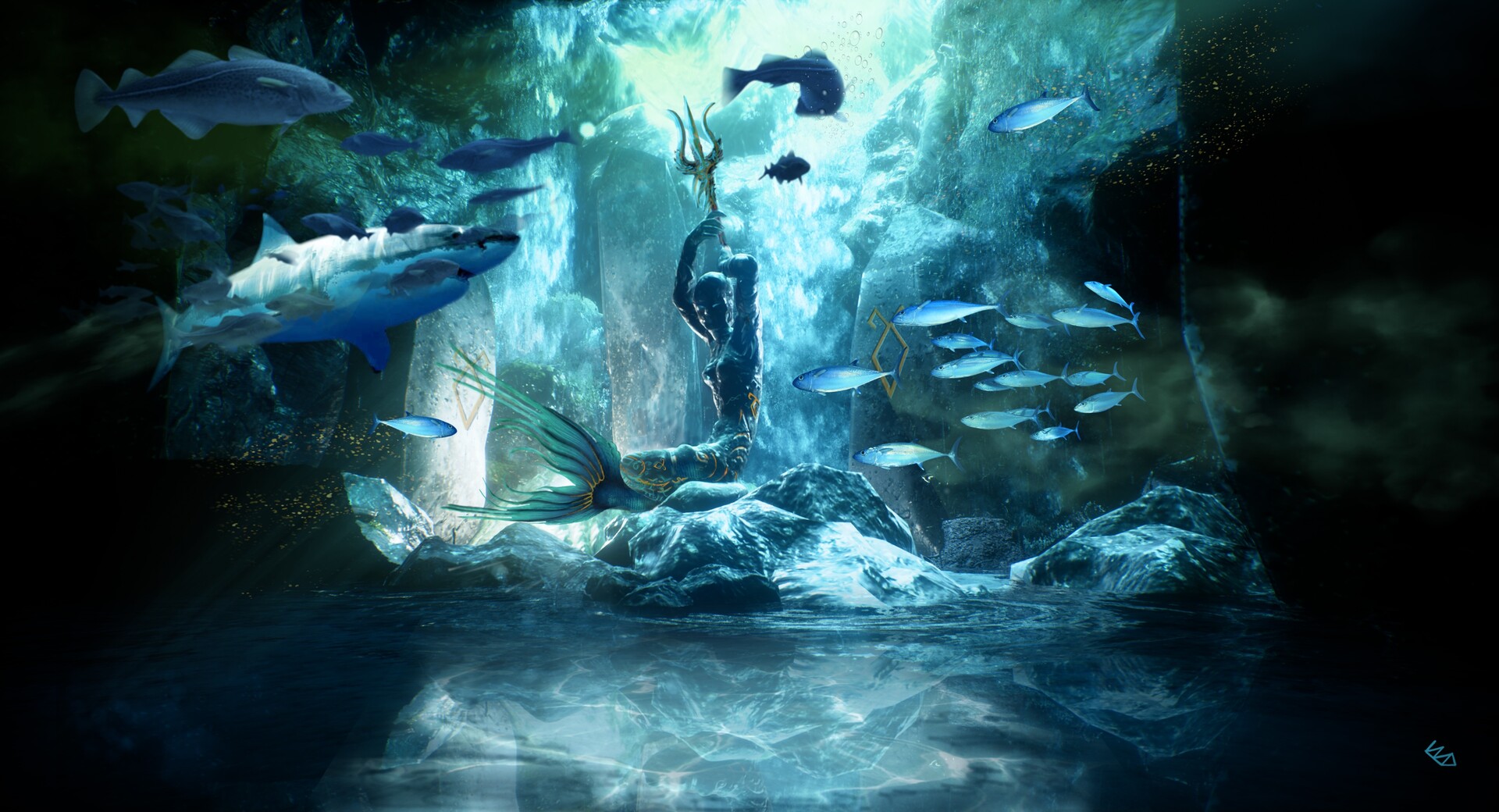 ArtStation - Summon the power of the mermaid