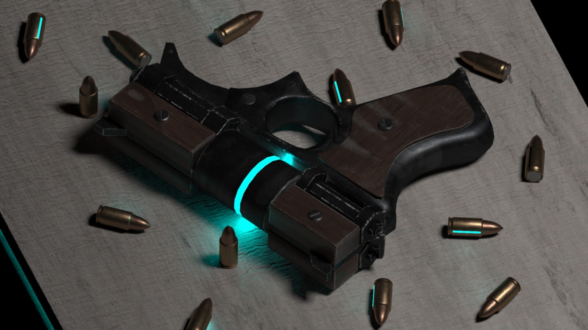 ArtStation - Recycled galactic pistol