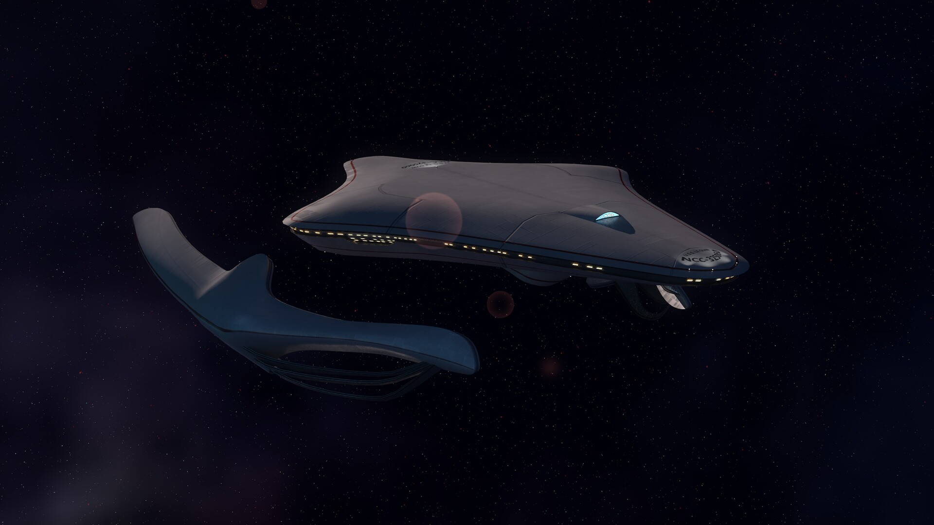 ArtStation - U.S.S. Le Guin, Mars-class