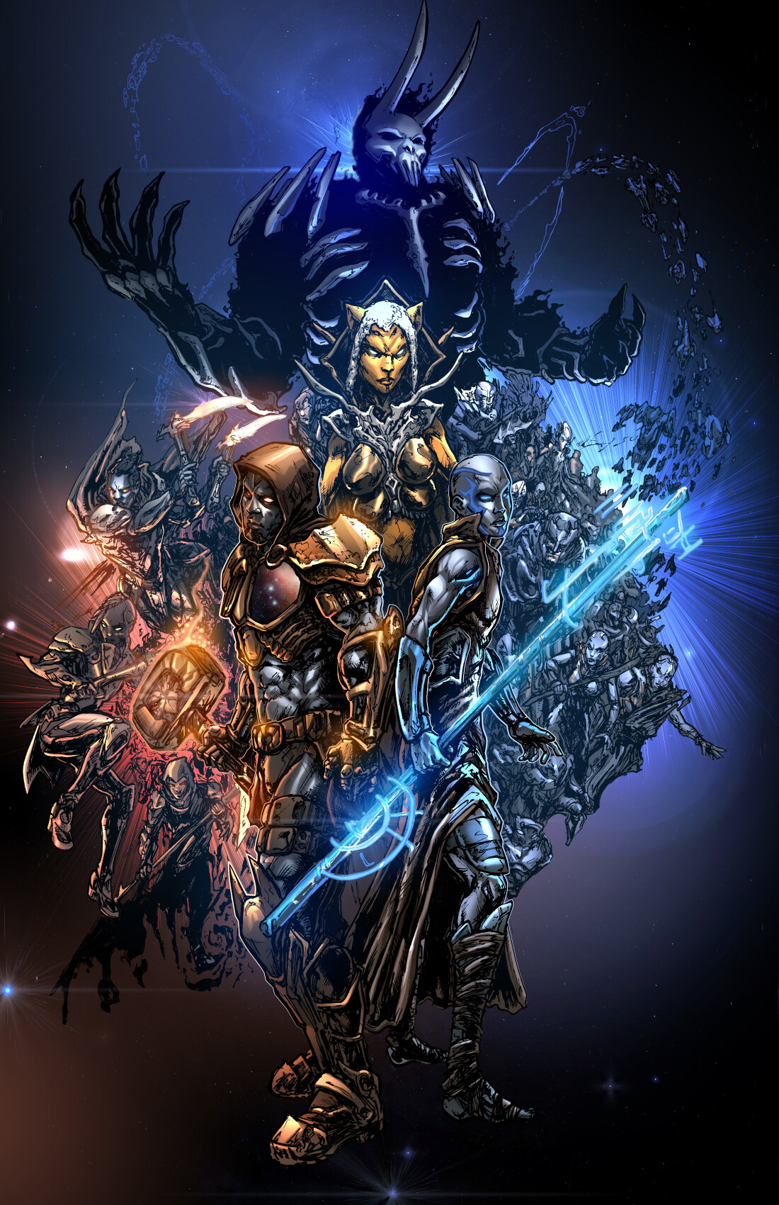 ArtStation - Entropy and Extropy Majestic comics development