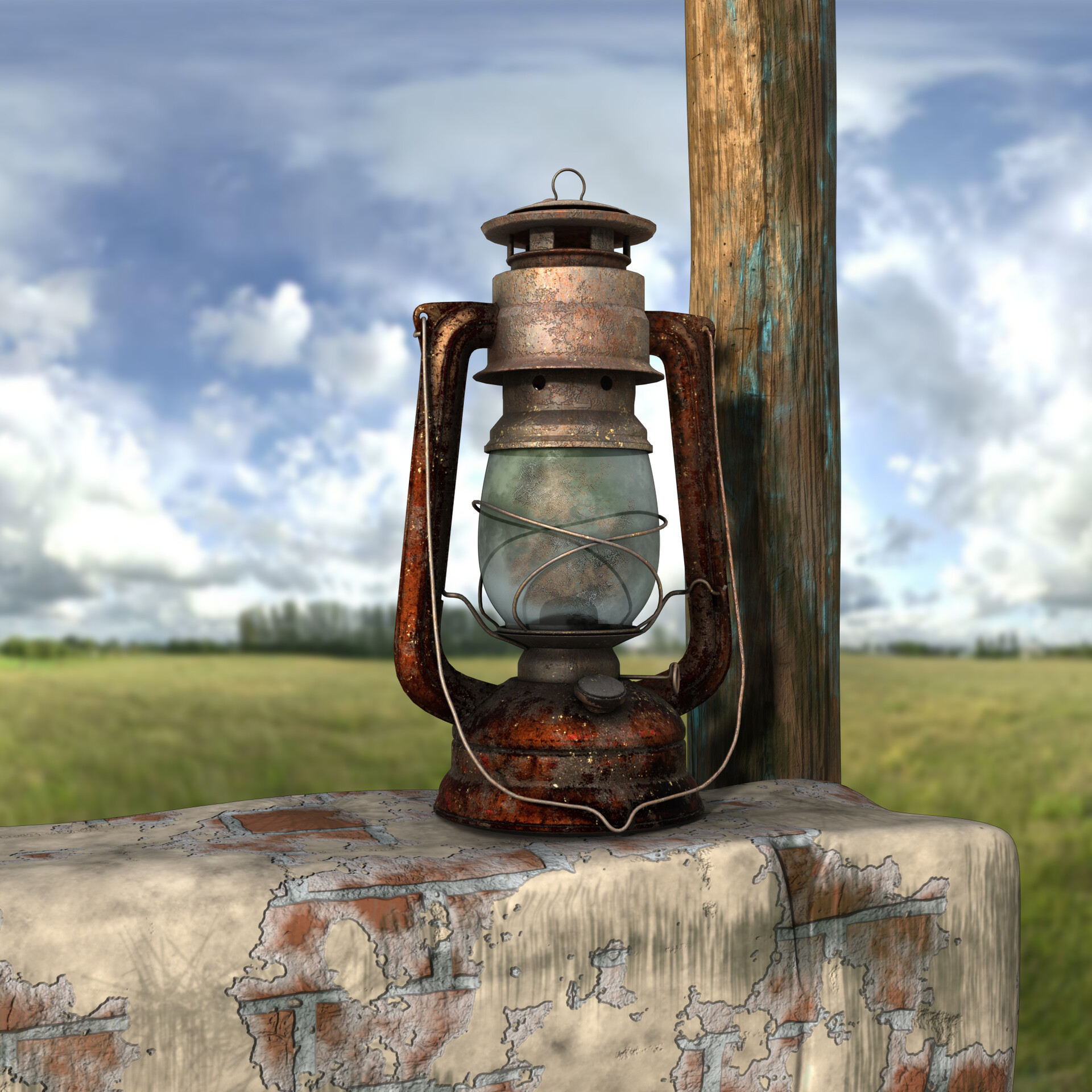 ArtStation - Lantern Lamp