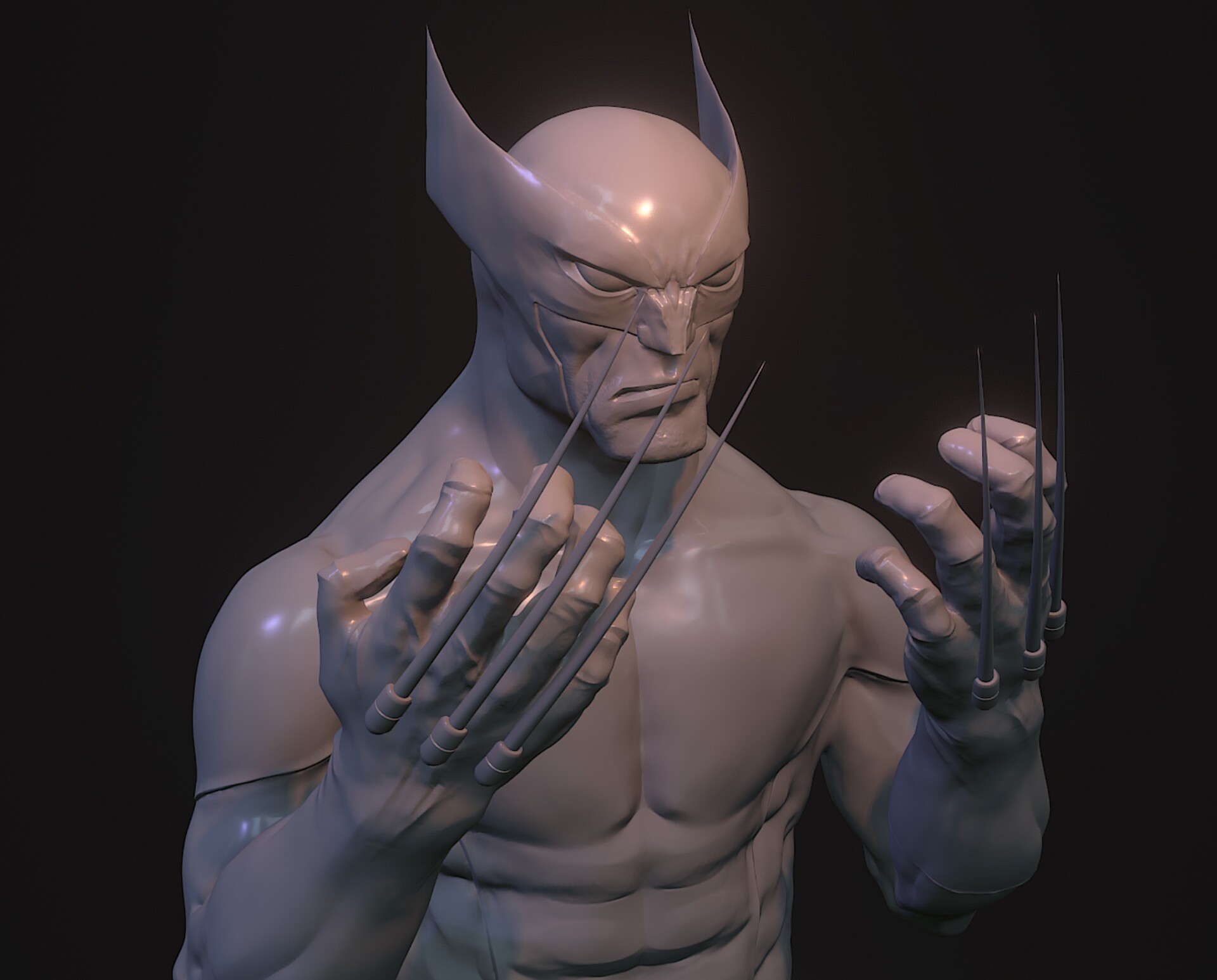 ArtStation - Wolverine 2nd pass