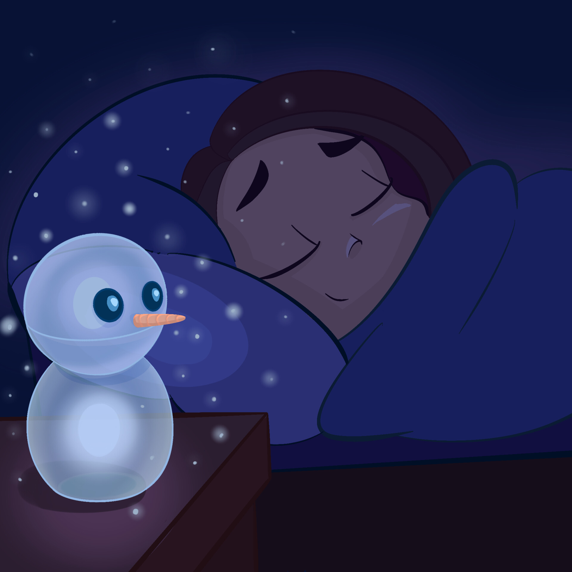 ArtStation - Dreamy Snowman ☃️