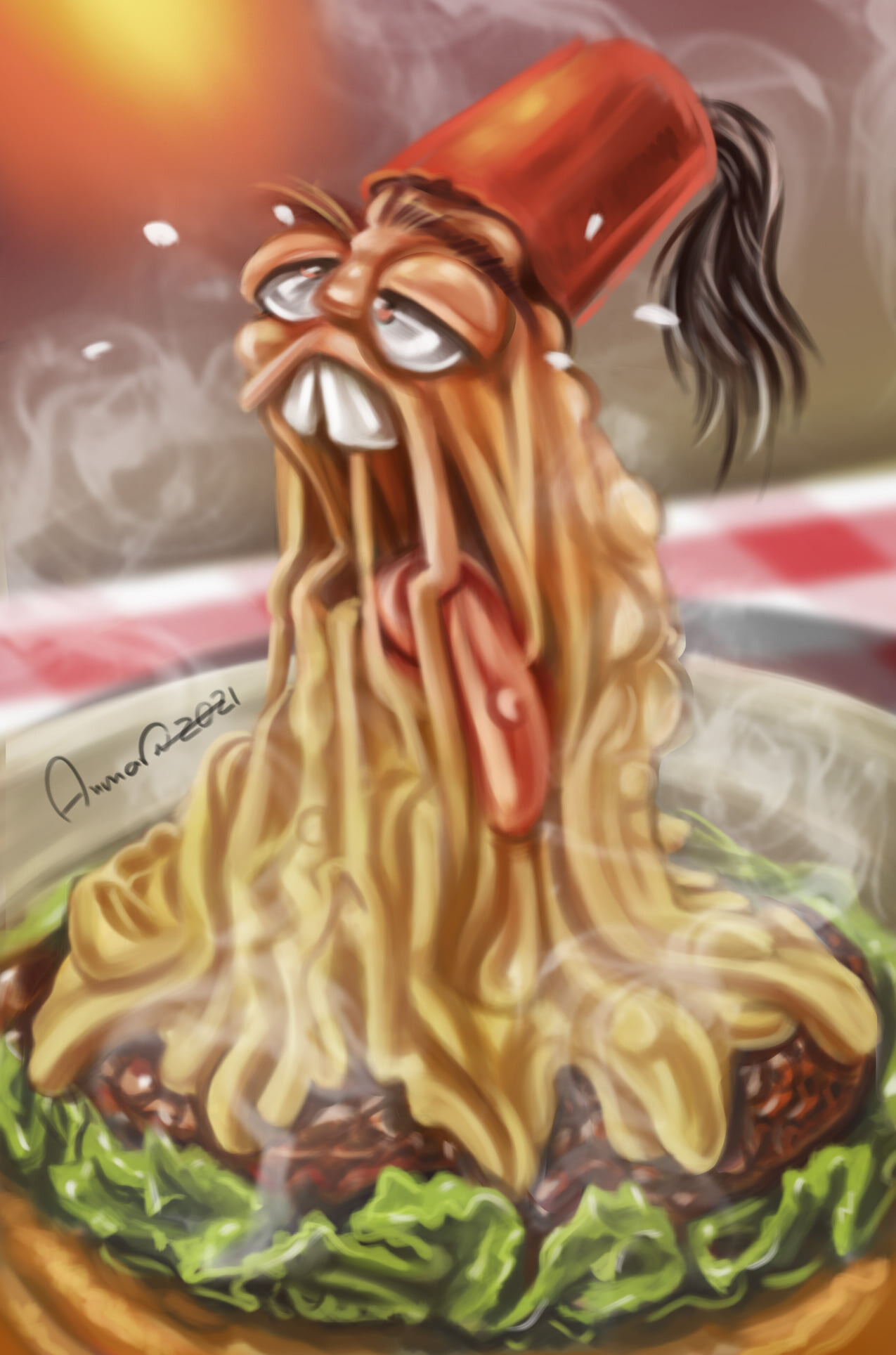 ArtStation - Mr.Melted cheese slice