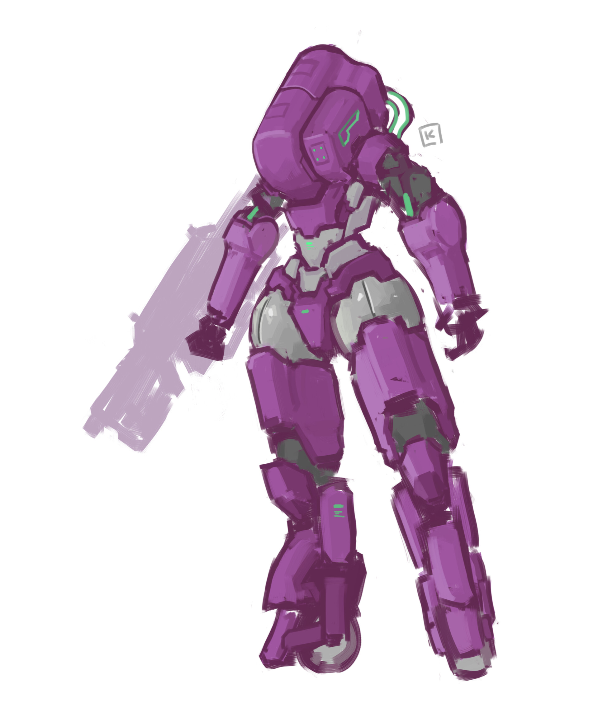 ArtStation - Pink bot