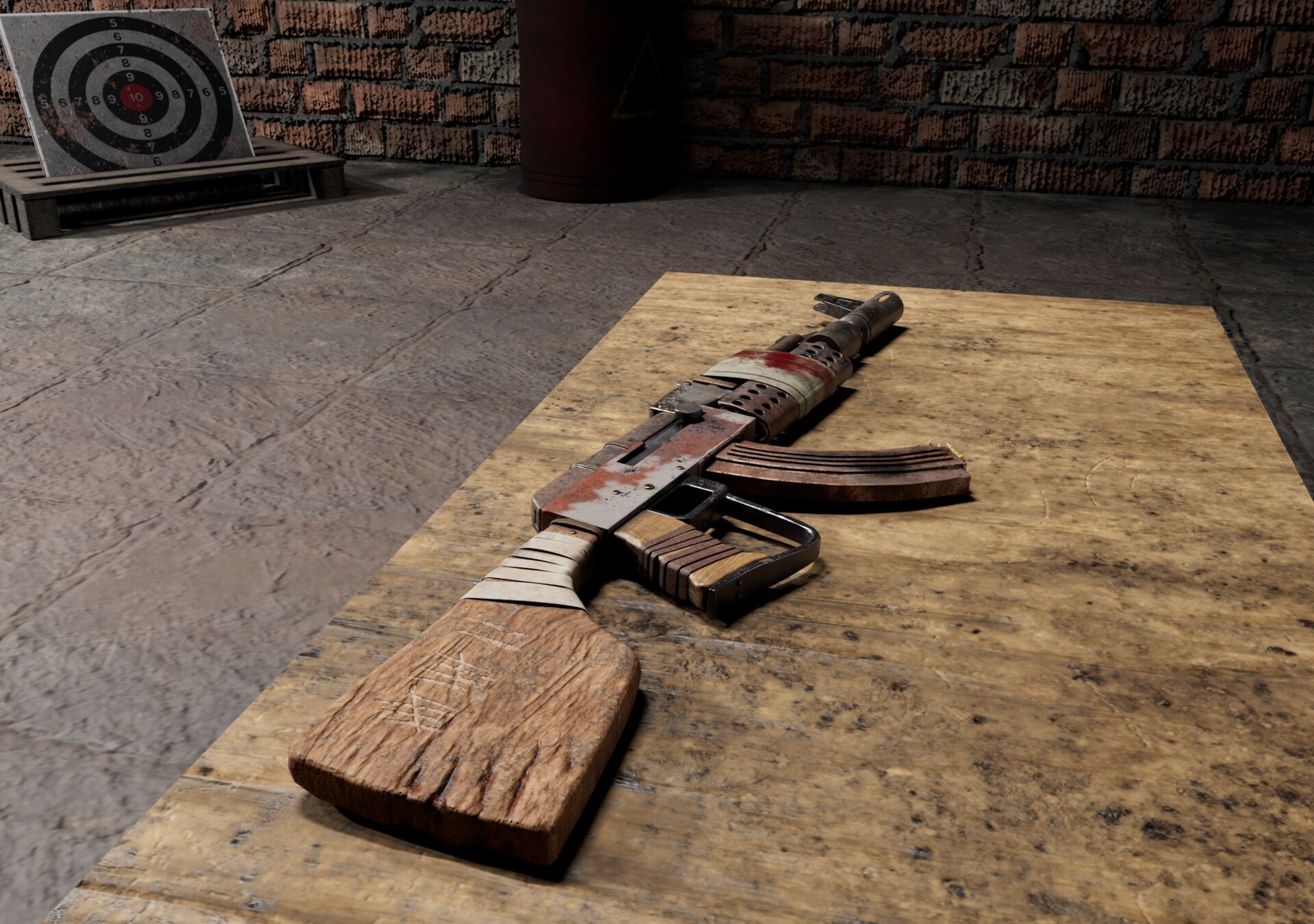 rajath bhat - Makeshift AK47