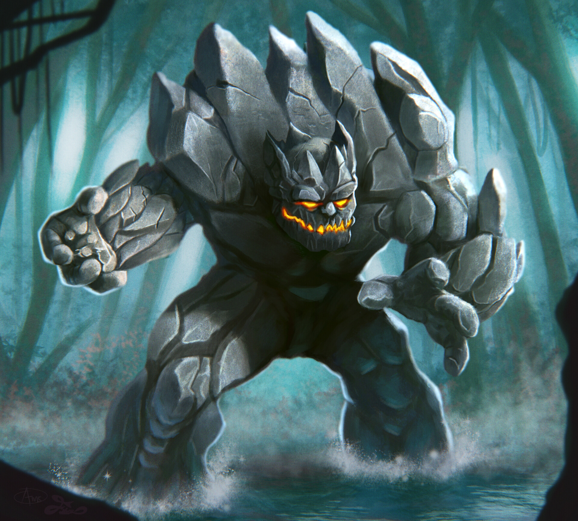 ArtStation - Shadow Golem