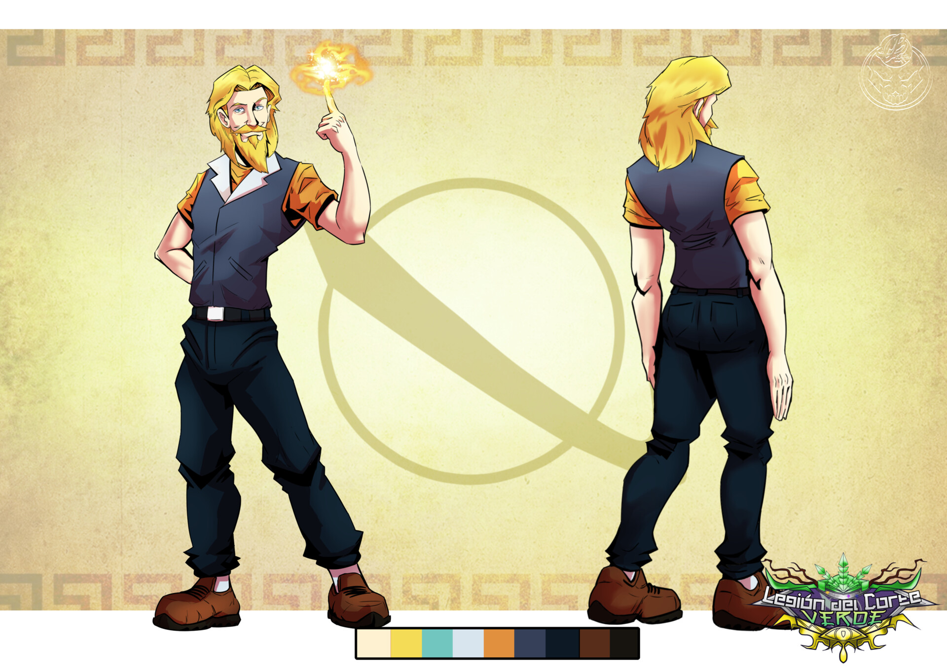 ArtStation - El rey del Bajon (The King of Munchies) - Character Sheet ...