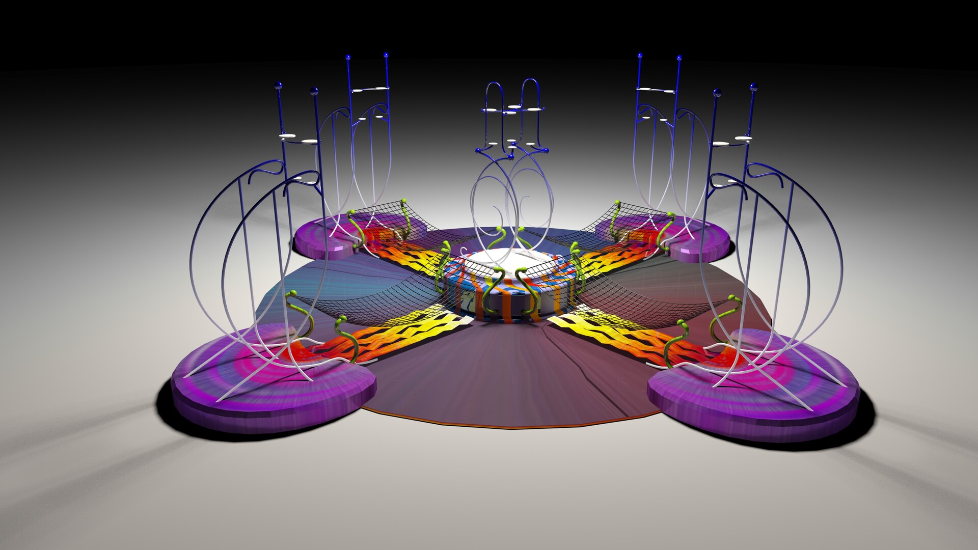 ArtStation - the concept of equipment for an acrobatic number