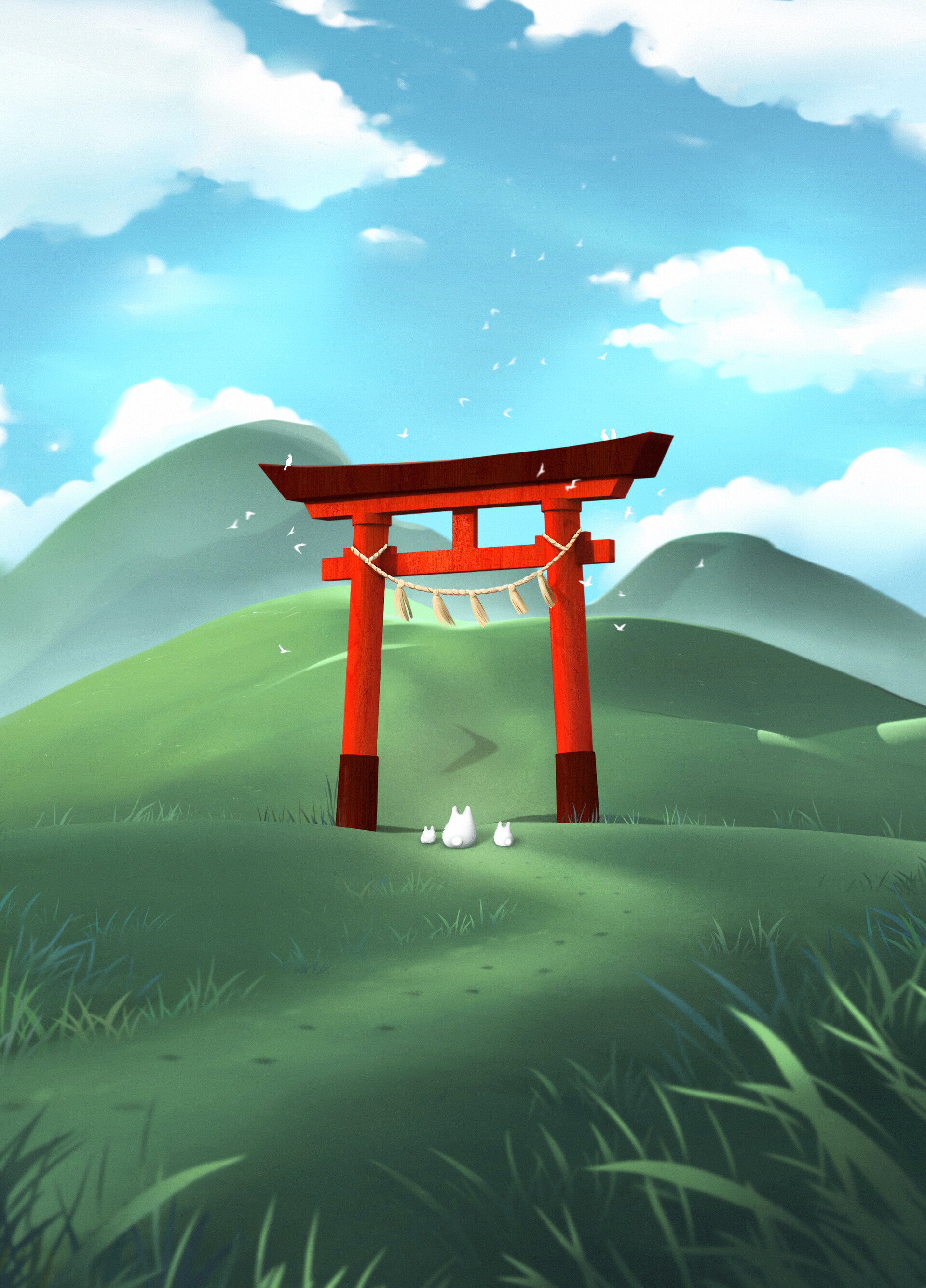 ArtStation - Japanese Gate Torii