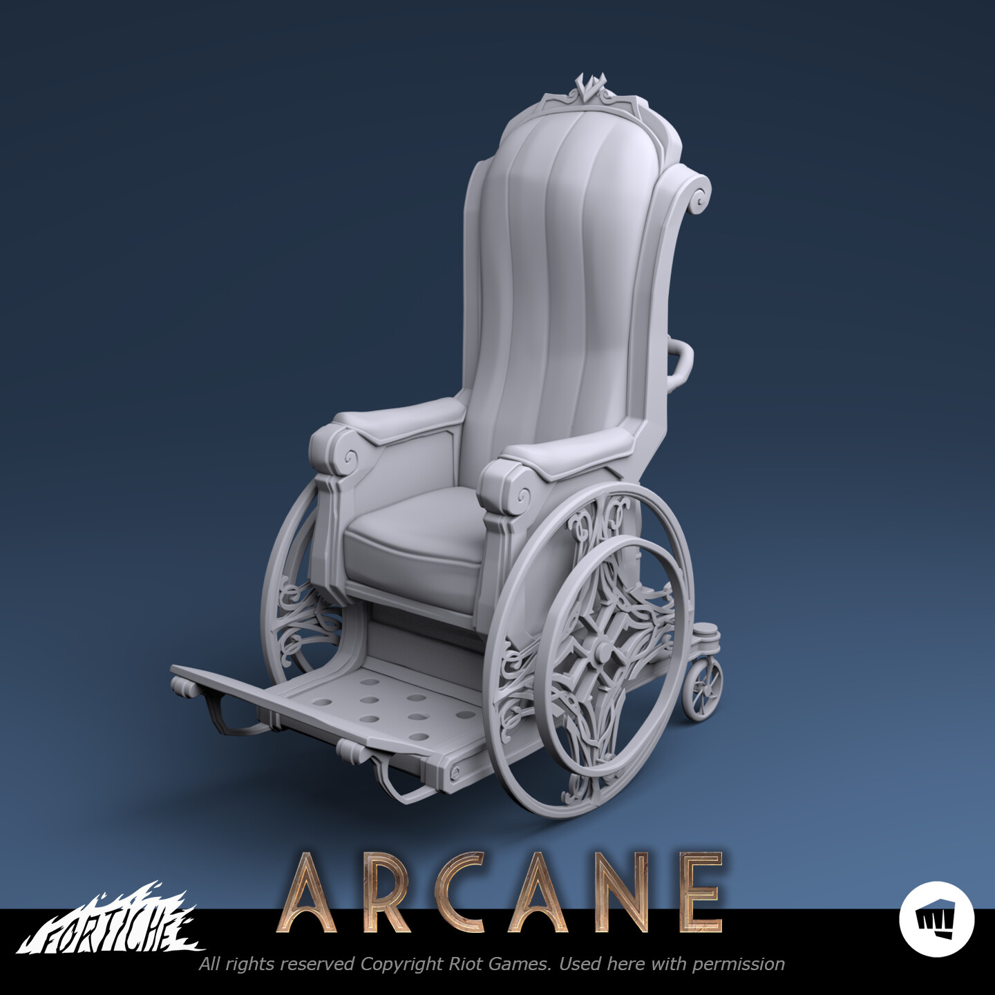 Alexis Dumortier - ARCANE - Zaun various props - Modeling