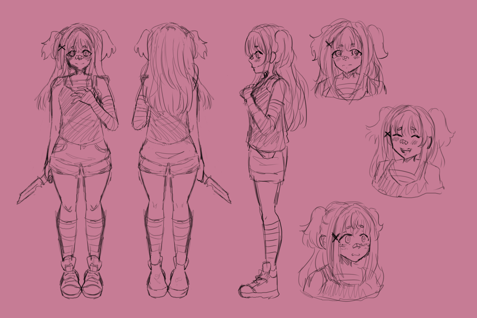 ArtStation - Character Reference Sheet