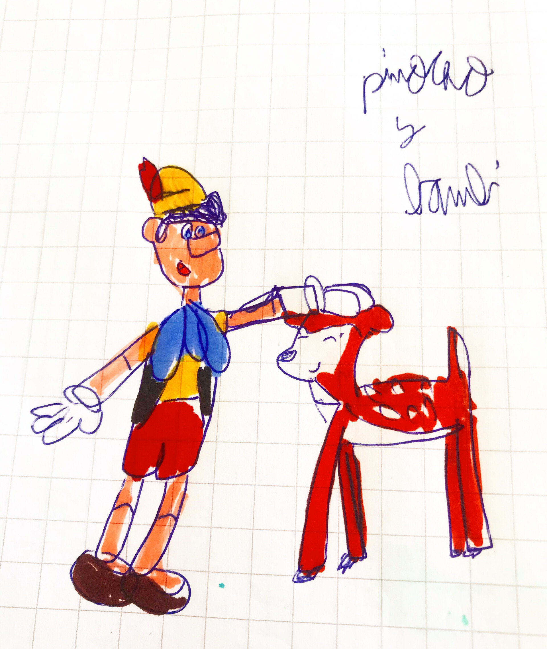 ArtStation - pinocchio meet bambi