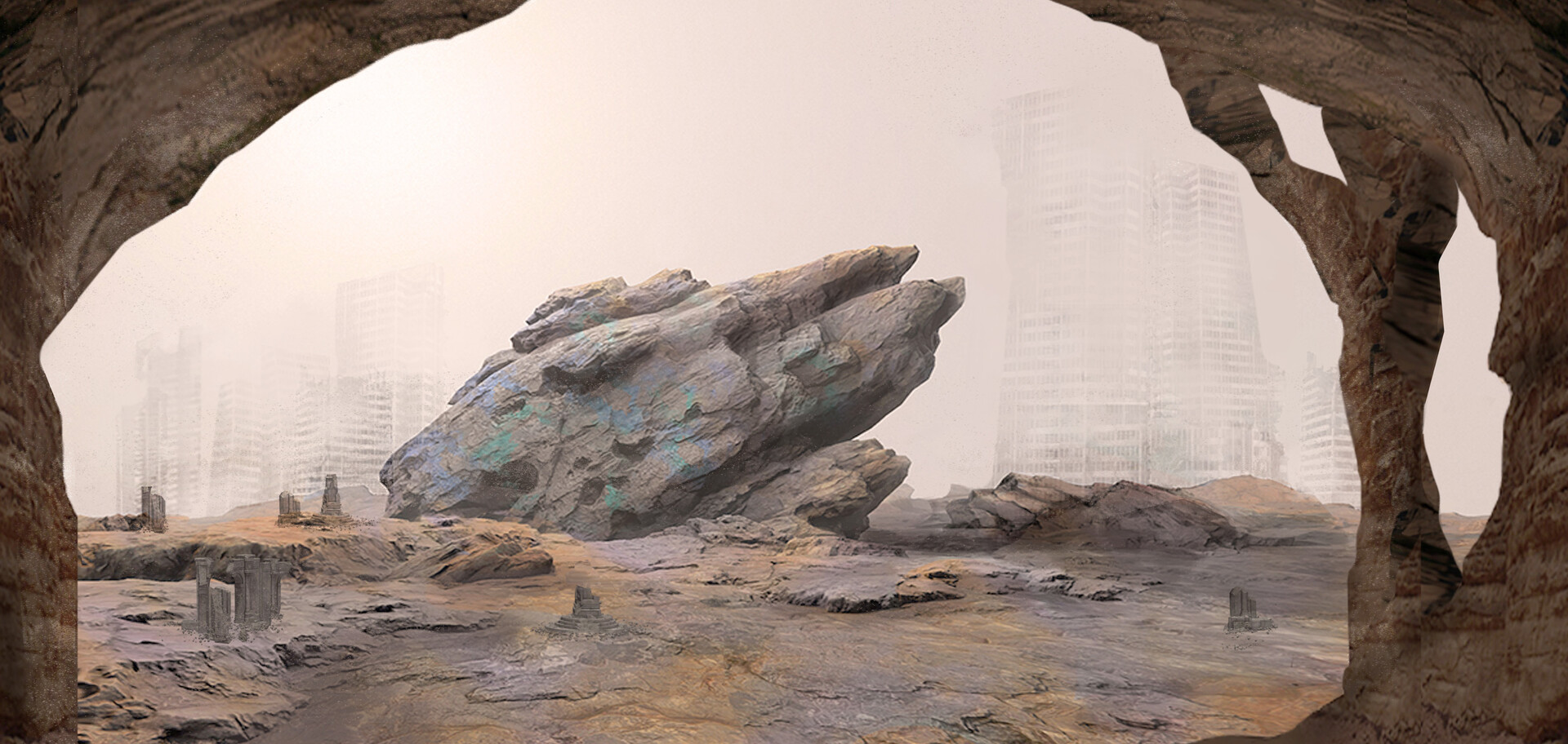 ArtStation - Desert Outcrop