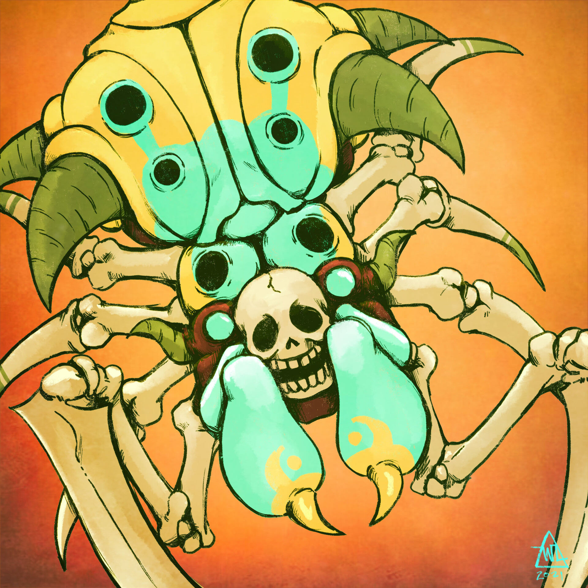 ArtStation - Day 328 - Cyber Spider