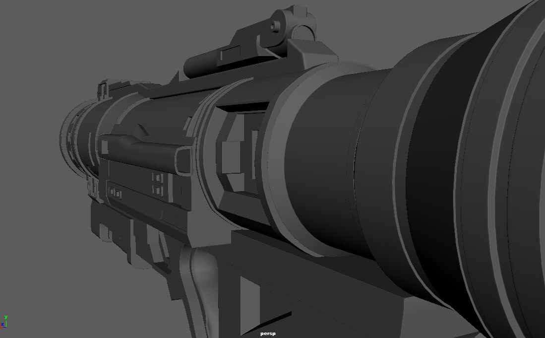 Pintu Mondal - CG GUN MODEL || SCI-FI GUN || Hard-surface modeling